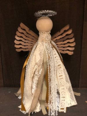 DIY Angel Ornament - The Shabby Tree