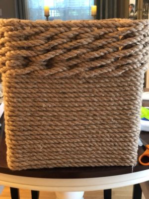 DIY Jute Storage Box - The Shabby Tree