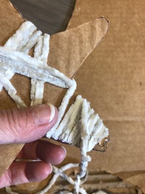 DIY Yarn Star - The Shabby Tree