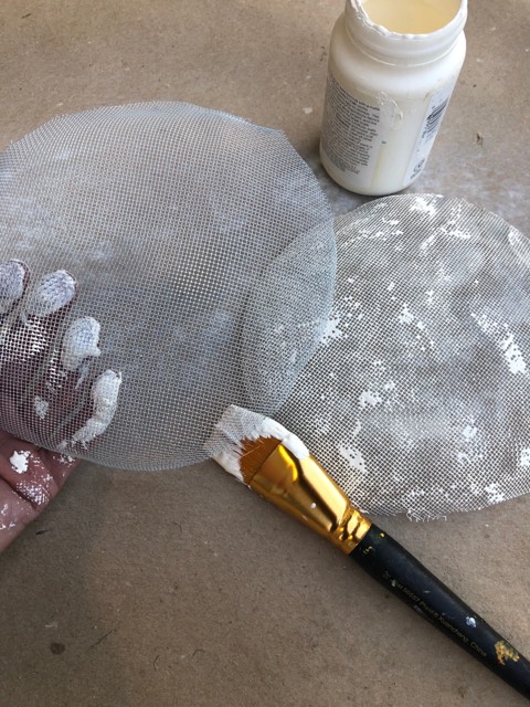 Mesh Strainer Snowman Head - The Shabby Tree