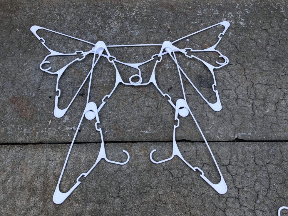 DIY Plastic Hanger Angel - The Shabby Tree