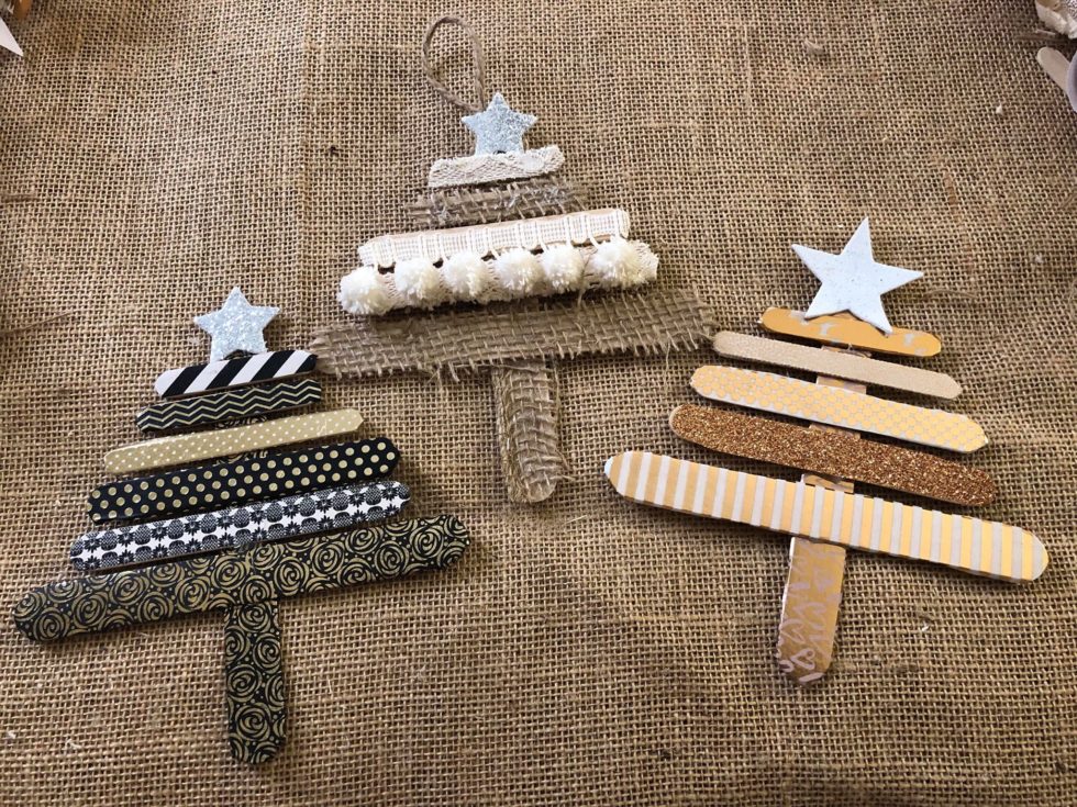 Popsicle Stick Tree Ornament - The Shabby Tree