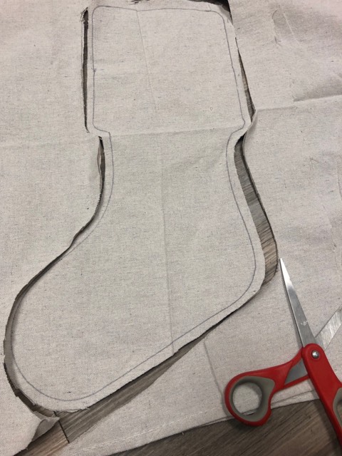 DIY Handmade Stocking - The Shabby Tree