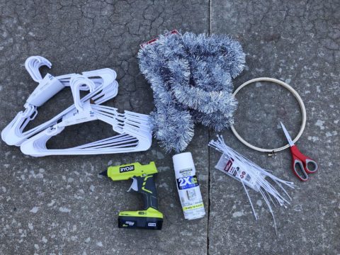 DIY Plastic Hanger Angel - The Shabby Tree