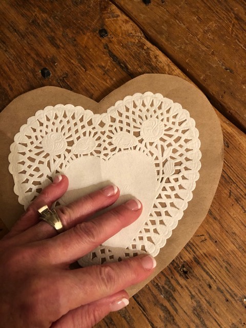 DIY Paper Hearts - The Shabby Tree