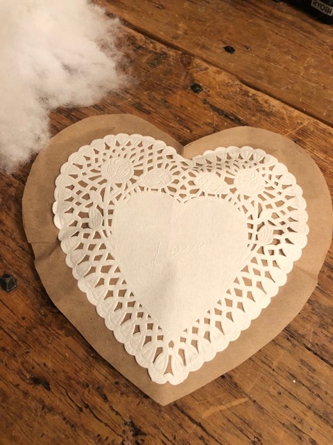 DIY Paper Hearts - The Shabby Tree
