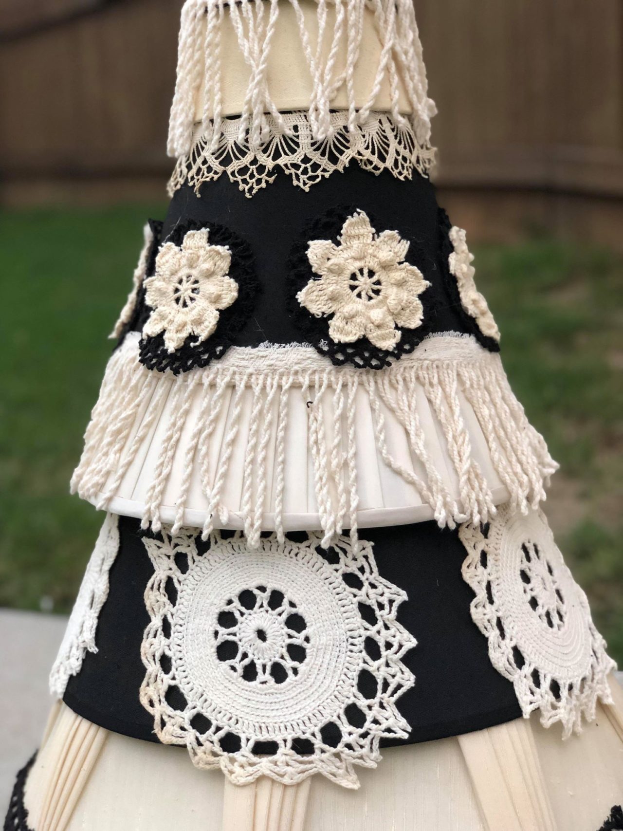 DIY Lampshade Tree - The Shabby Tree