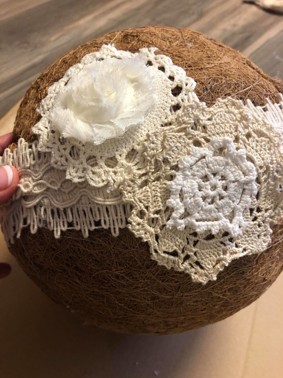 DIY Coco Liner Balls - The Shabby Tree