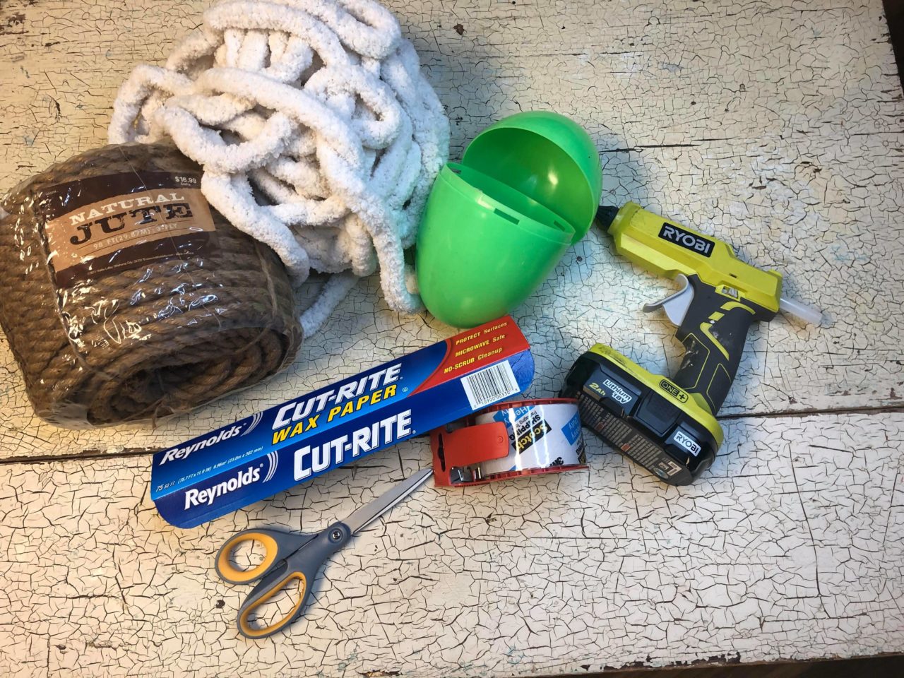 DIY Large Decorative Egg - The Shabby Tree