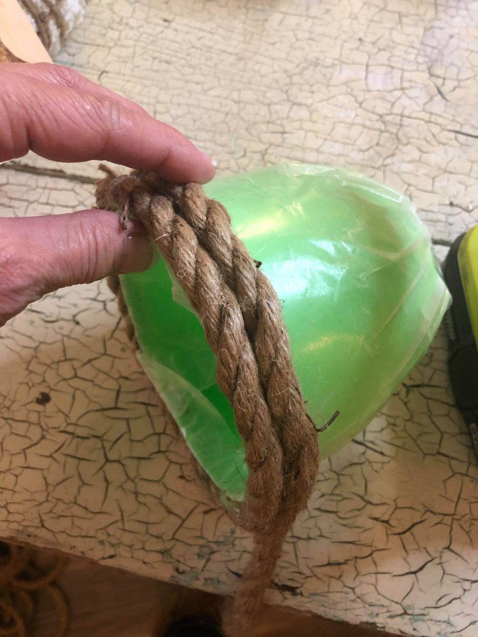 DIY Large Decorative Egg - The Shabby Tree