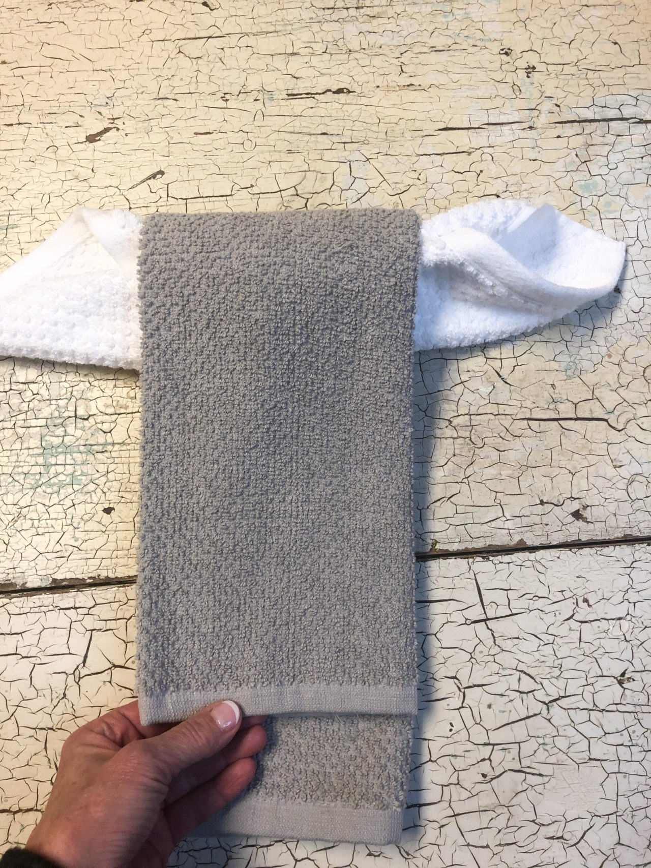DIY Dish Towel Bunny - The Shabby Tree