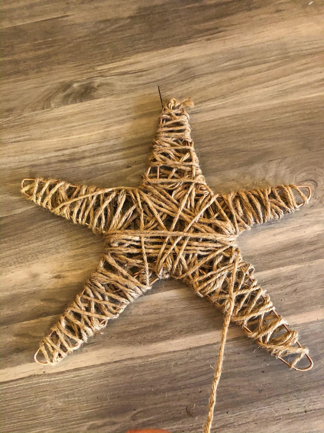 DIY Twine Star - The Shabby Tree