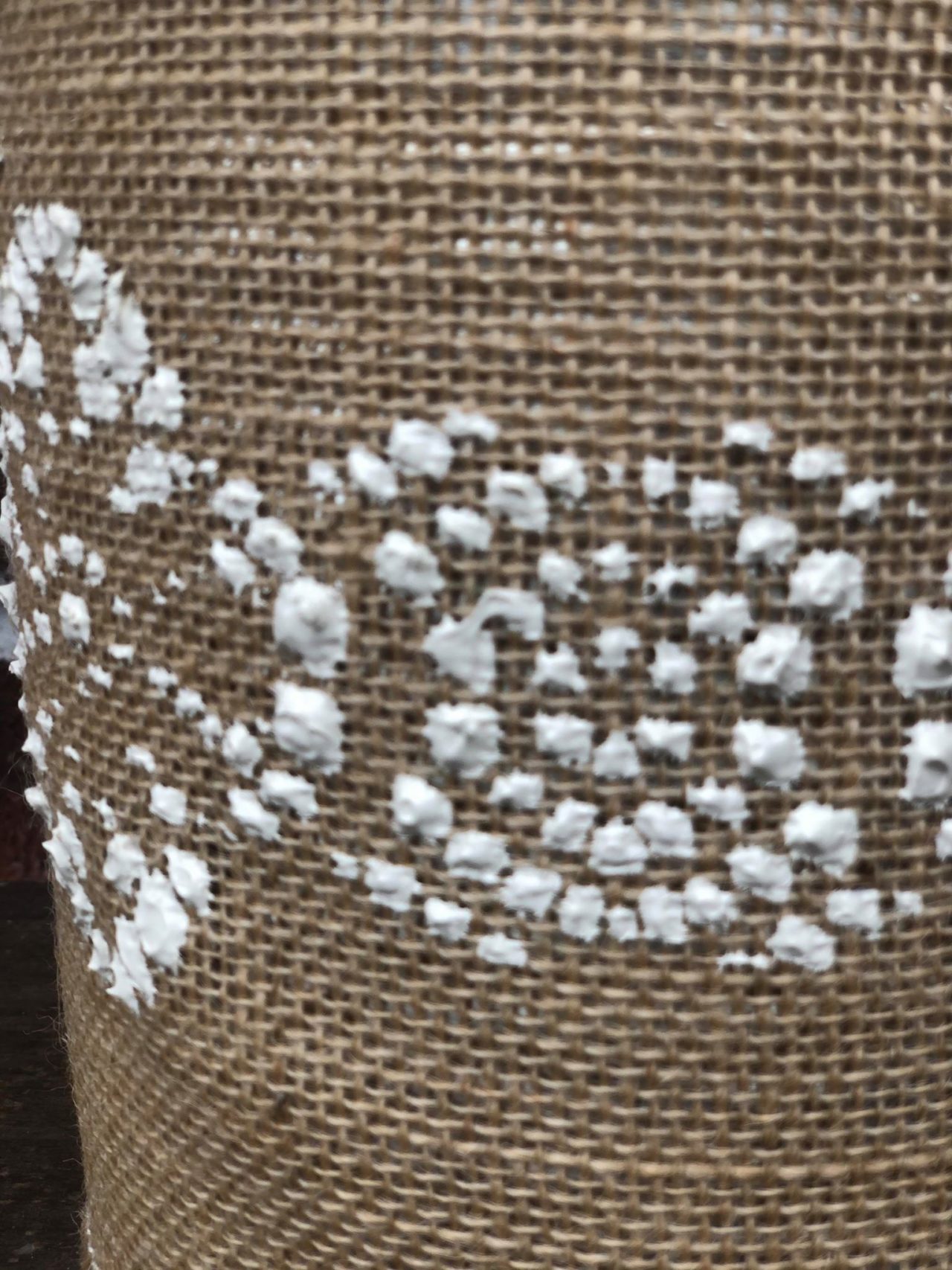 Decorating A Coffee Can Using Texture - The Shabby Tree