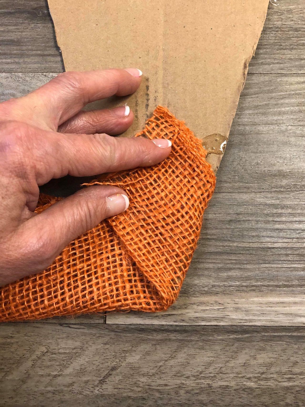 DIY Cardboard Carrot - The Shabby Tree