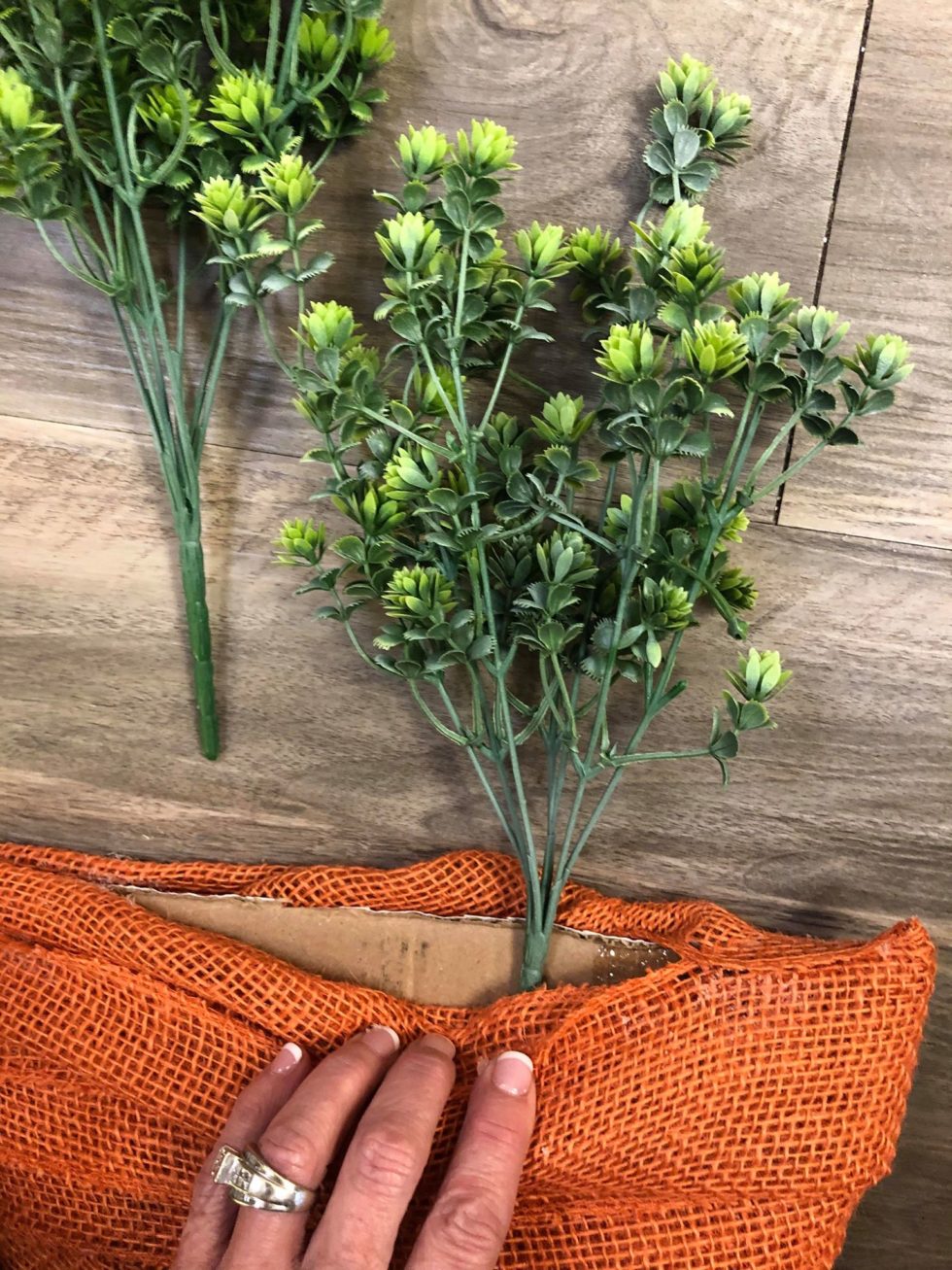 DIY Cardboard Carrot - The Shabby Tree