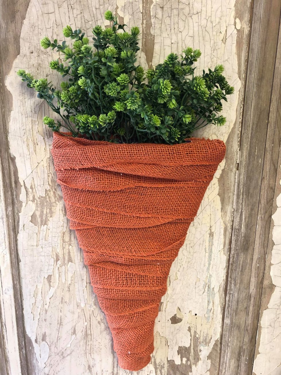 DIY Cardboard Carrot - The Shabby Tree