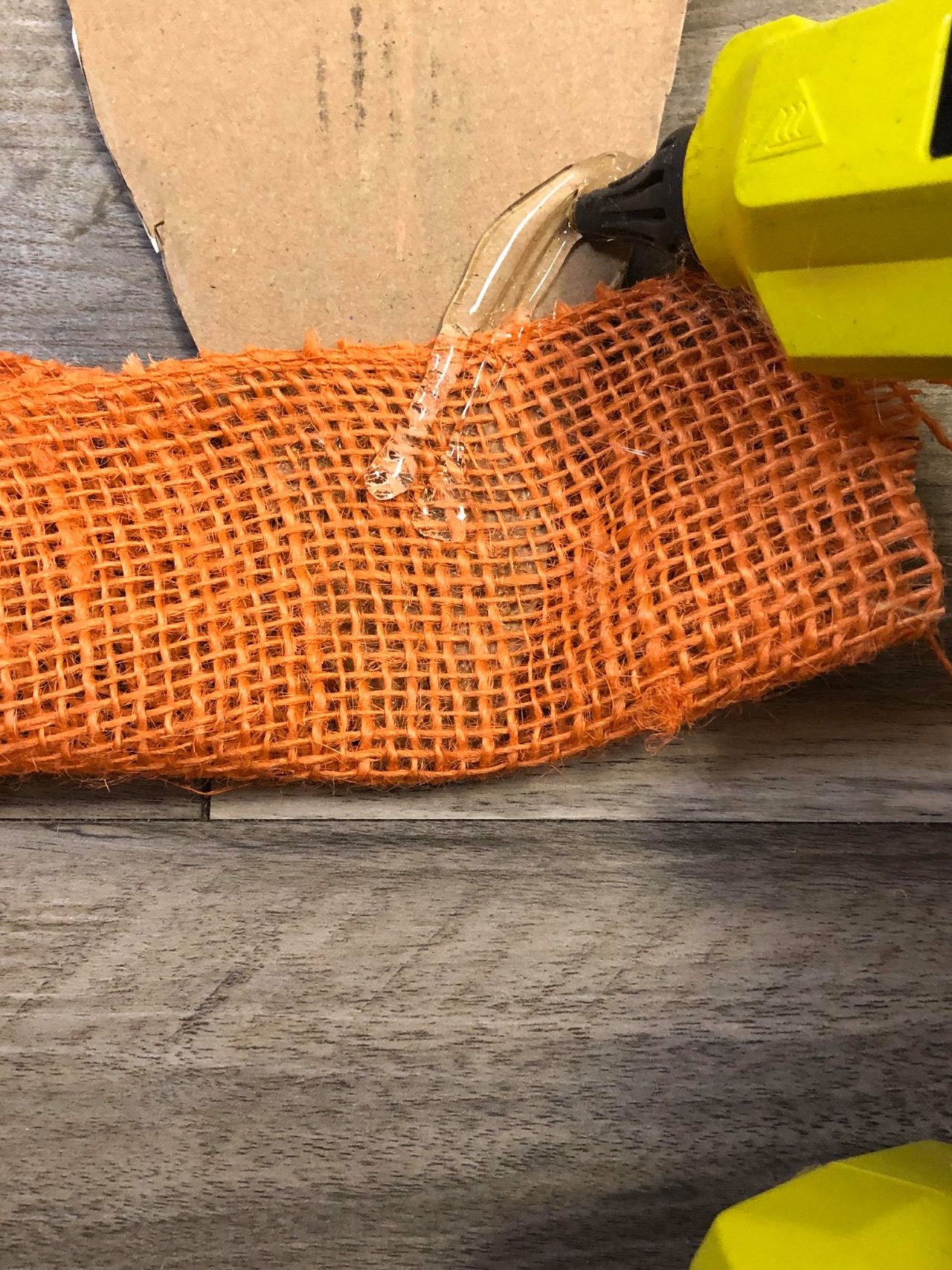 DIY Cardboard Carrot - The Shabby Tree