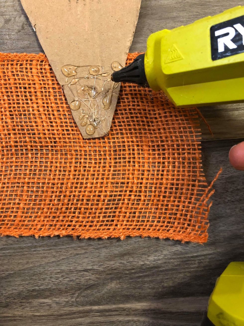 DIY Cardboard Carrot - The Shabby Tree