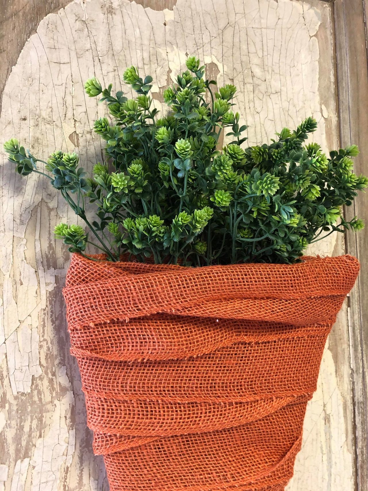 DIY Cardboard Carrot - The Shabby Tree