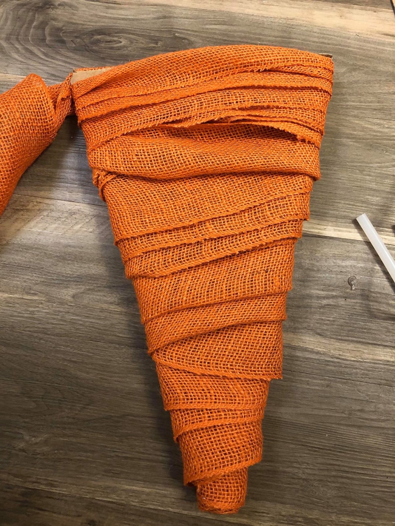 DIY Cardboard Carrot - The Shabby Tree