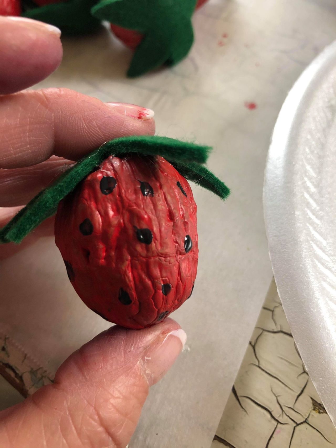 DIY Strawberries - The Shabby Tree