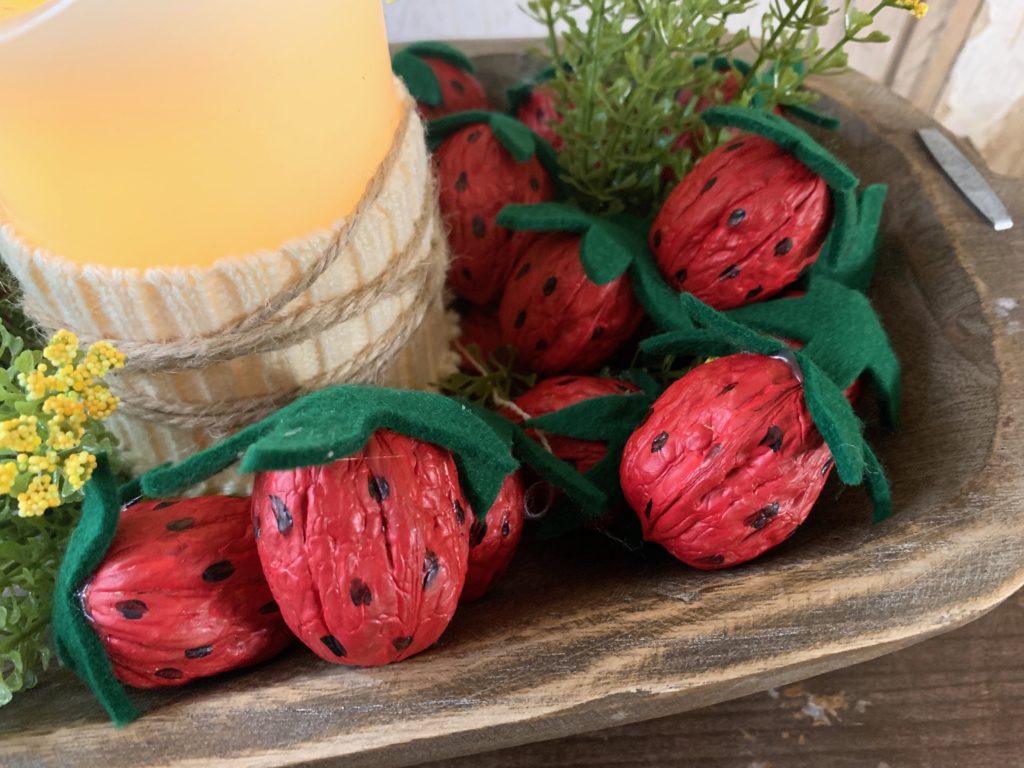 DIY Strawberries - The Shabby Tree