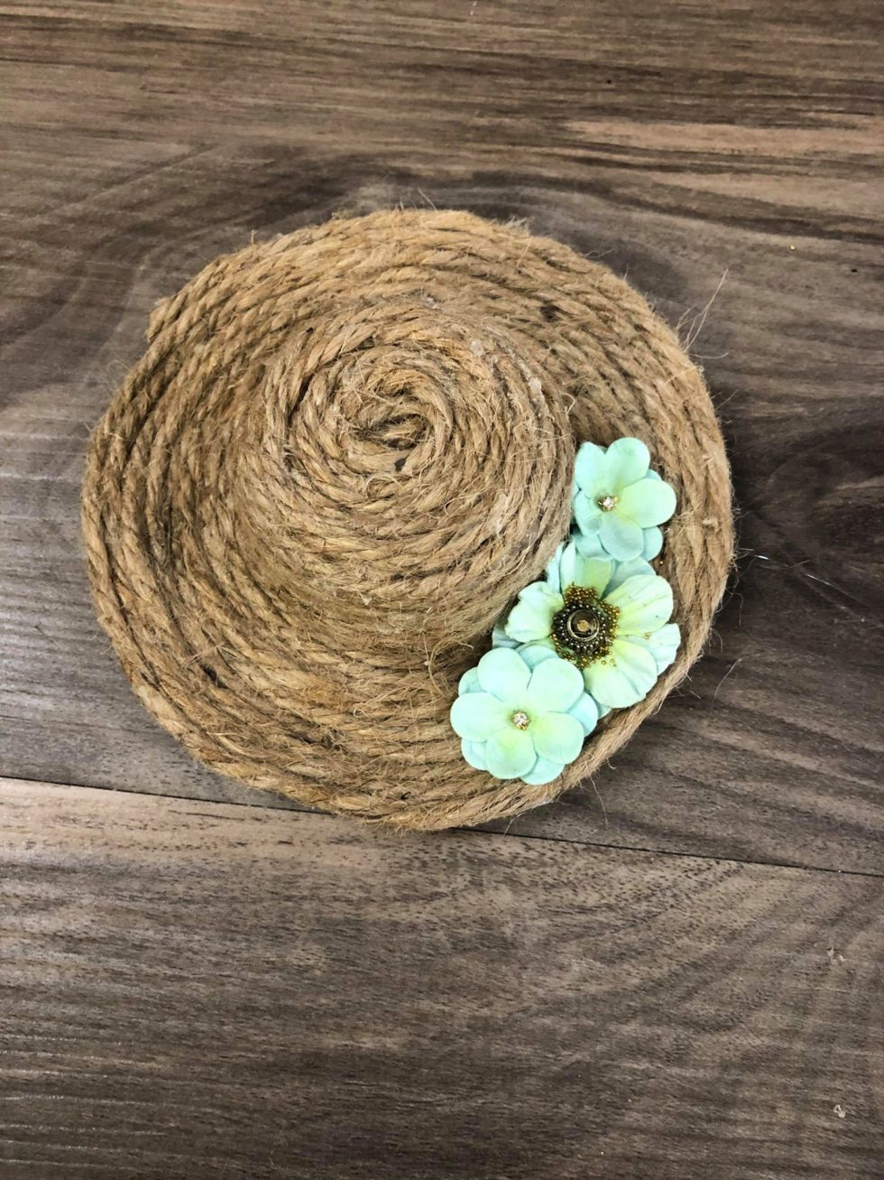 DIY Spring Hat Ornament - The Shabby Tree