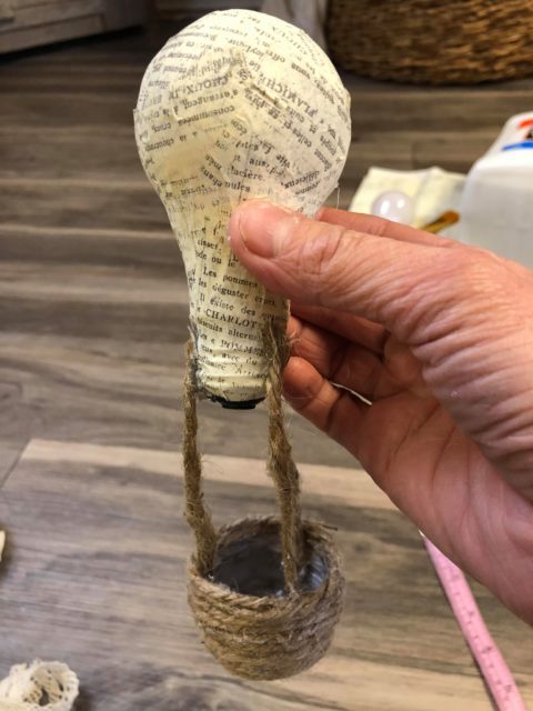 DIY Light Bulb Ornament - The Shabby Tree