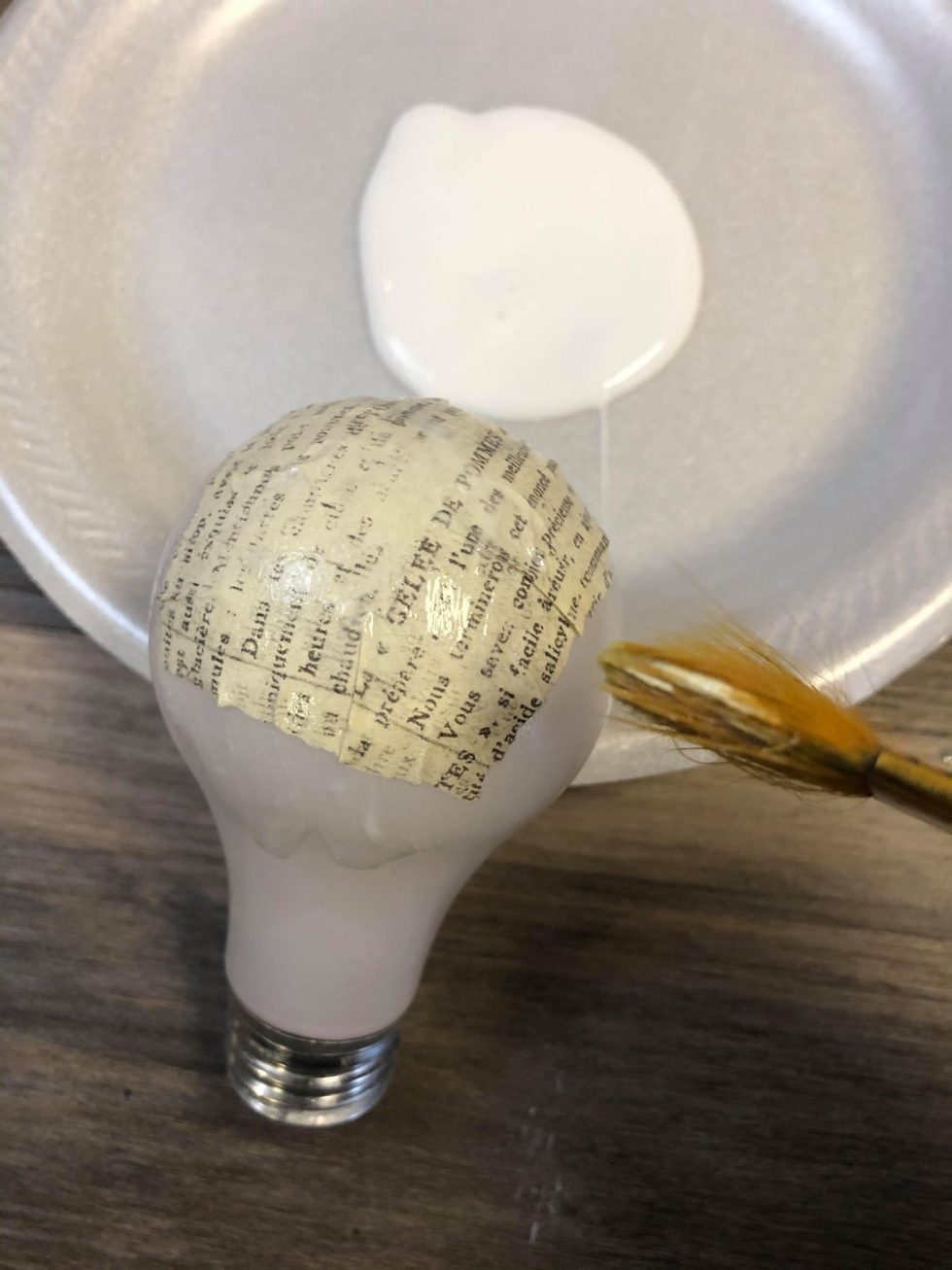 DIY Light Bulb Ornament - The Shabby Tree