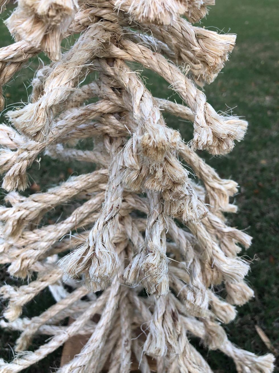 DIY Unique Sisal Rope Tree - The Shabby Tree