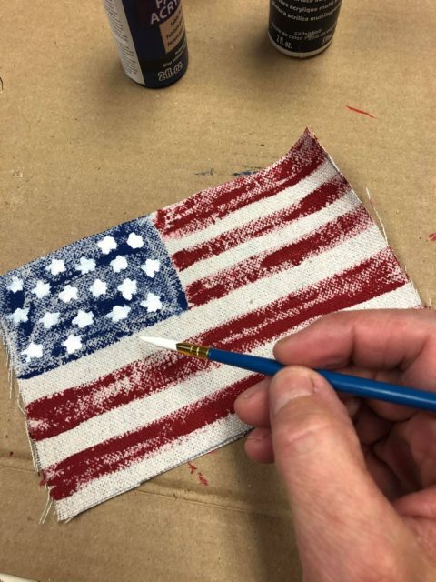 DIY Flag Ornament - The Shabby Tree