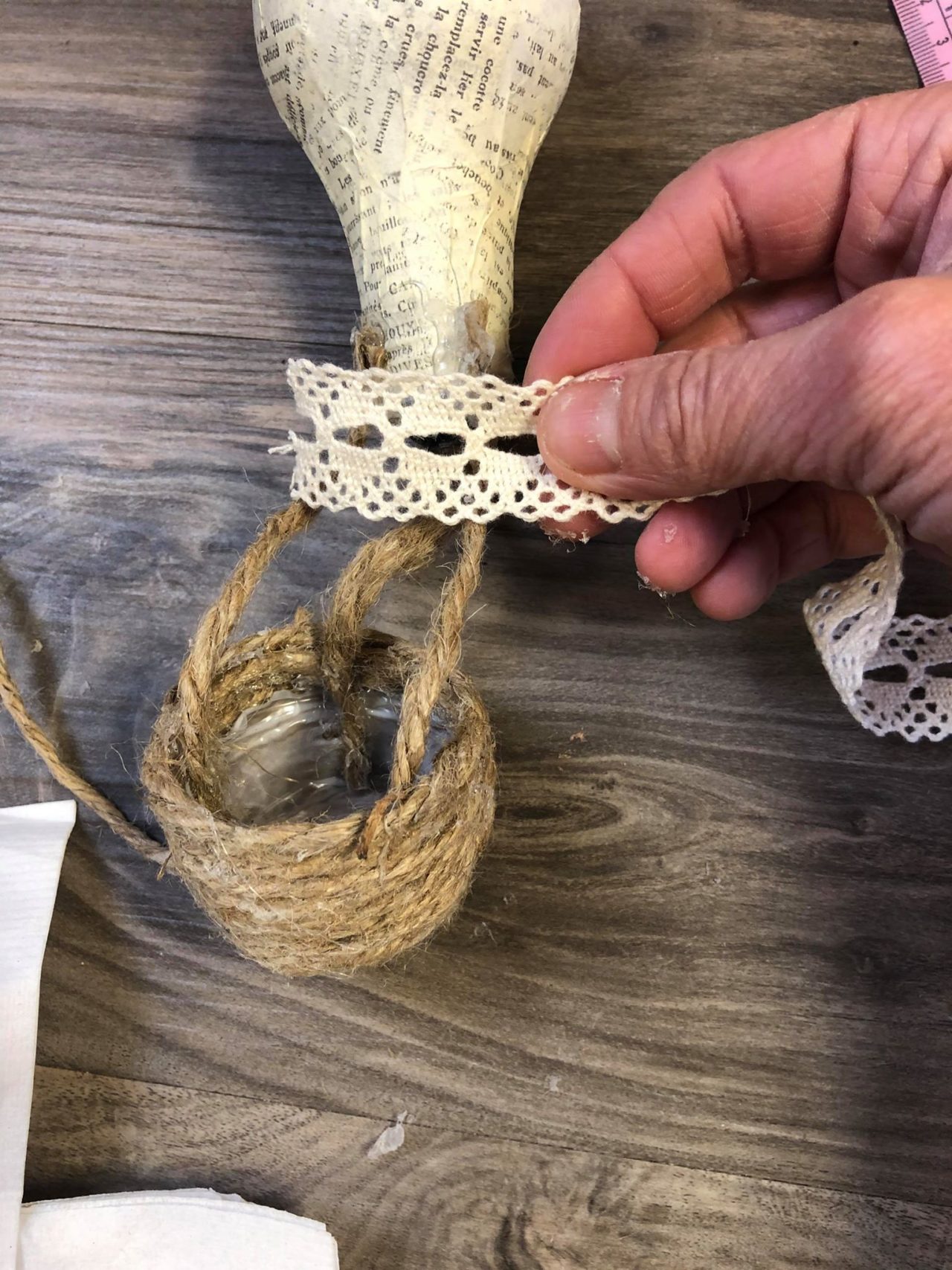 DIY Light Bulb Ornament - The Shabby Tree