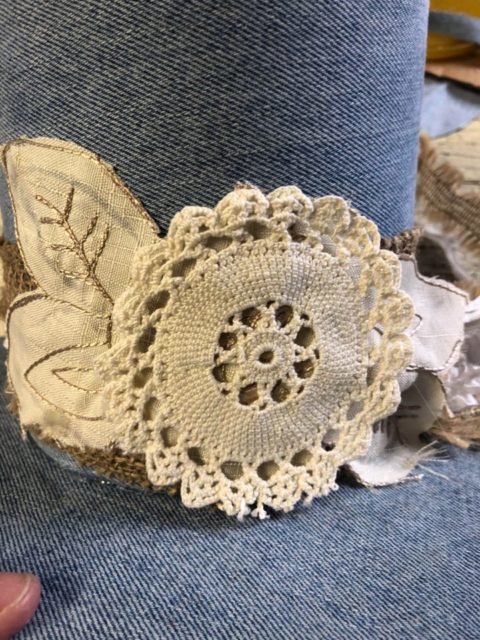 DIY Denim Top Hat - The Shabby Tree