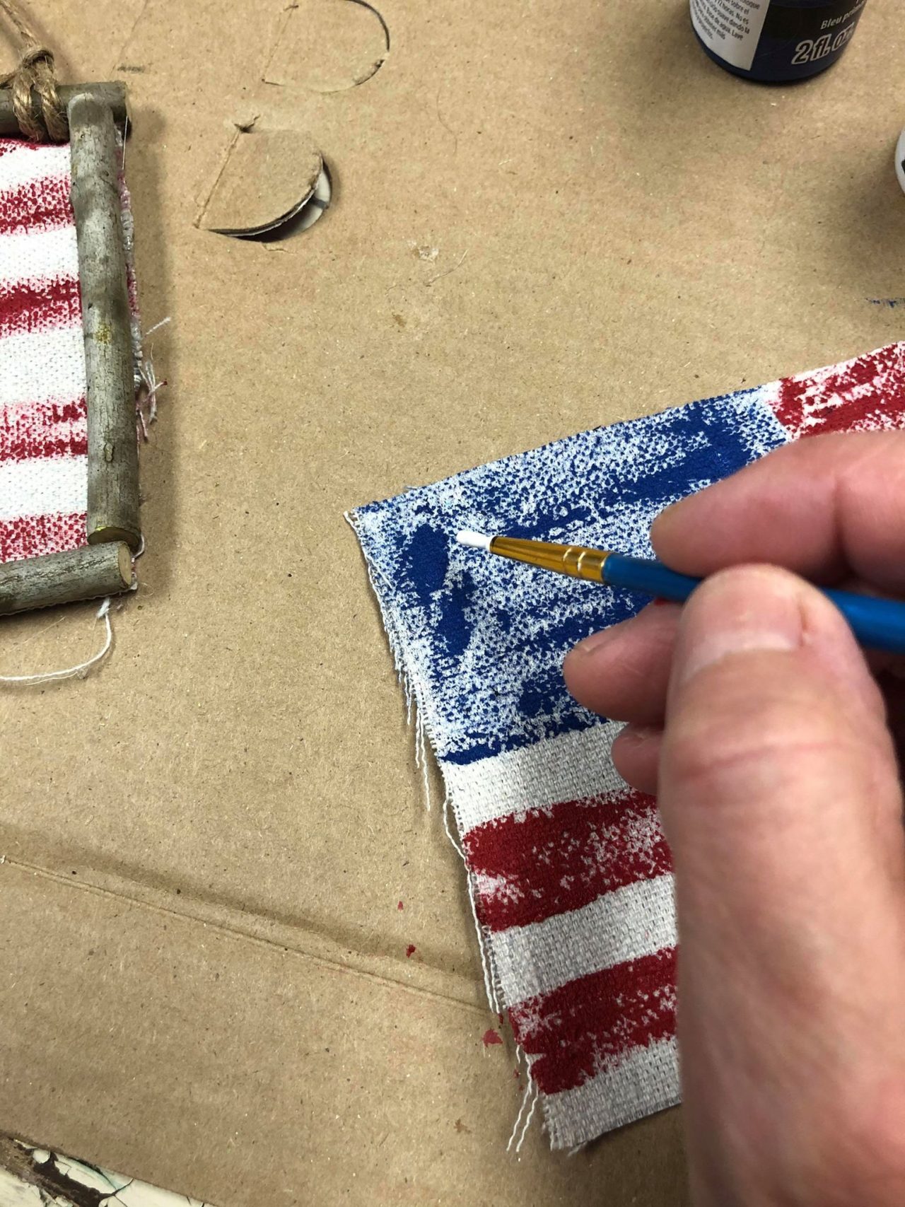 DIY Flag Ornament - The Shabby Tree