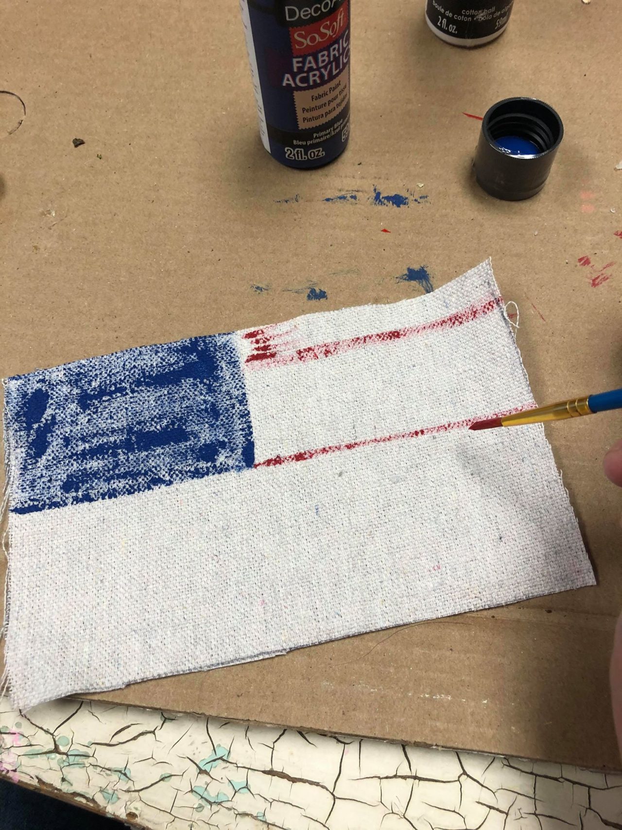 DIY Flag Ornament - The Shabby Tree