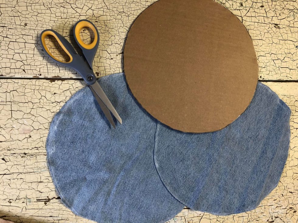 DIY Denim Top Hat - The Shabby Tree