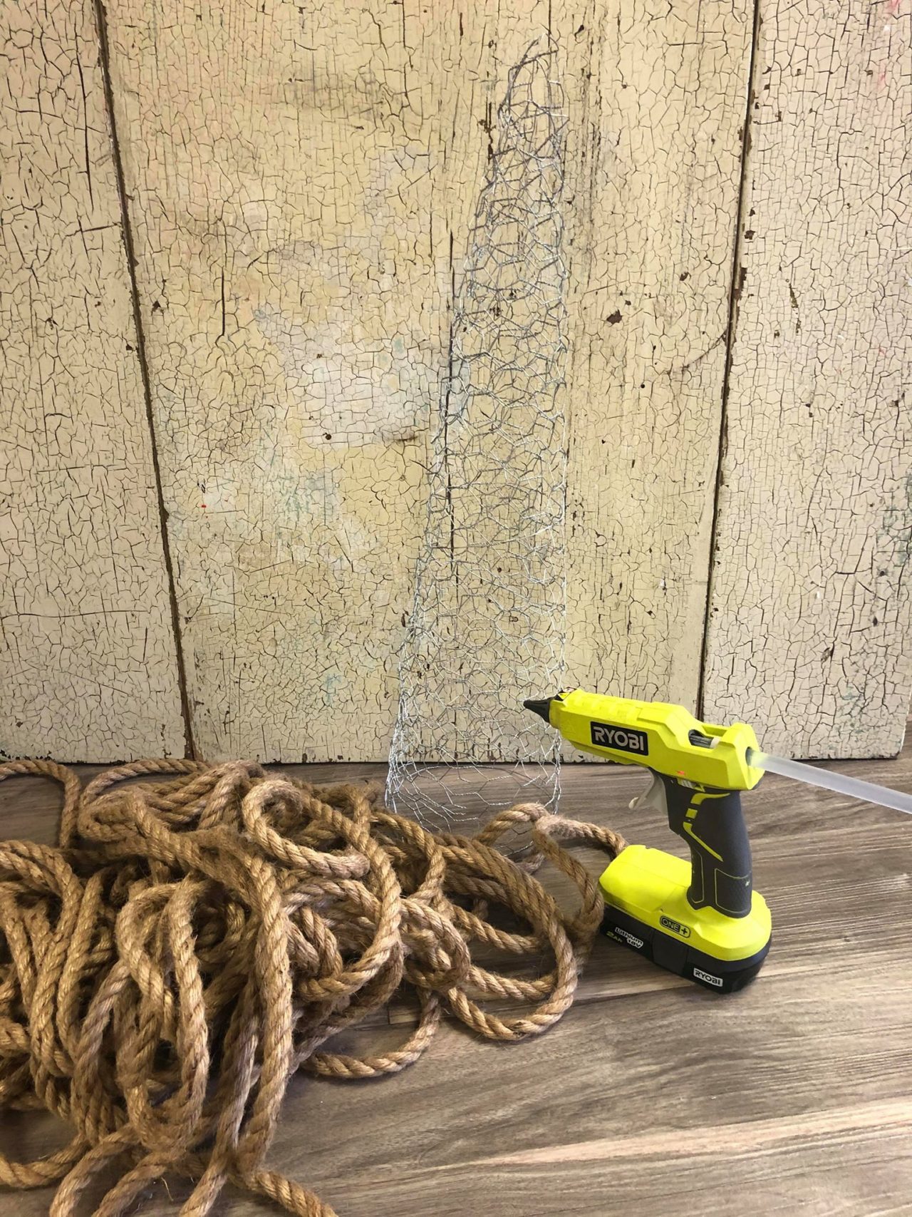 DIY Chicken Wire Tree - The Shabby Tree