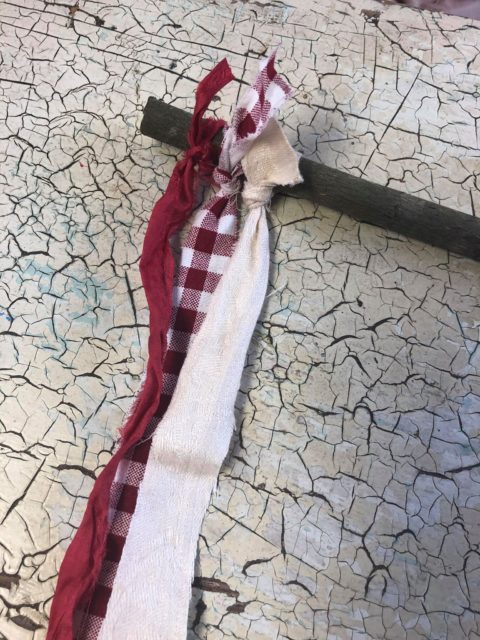 DIY Rag Flag - The Shabby Tree