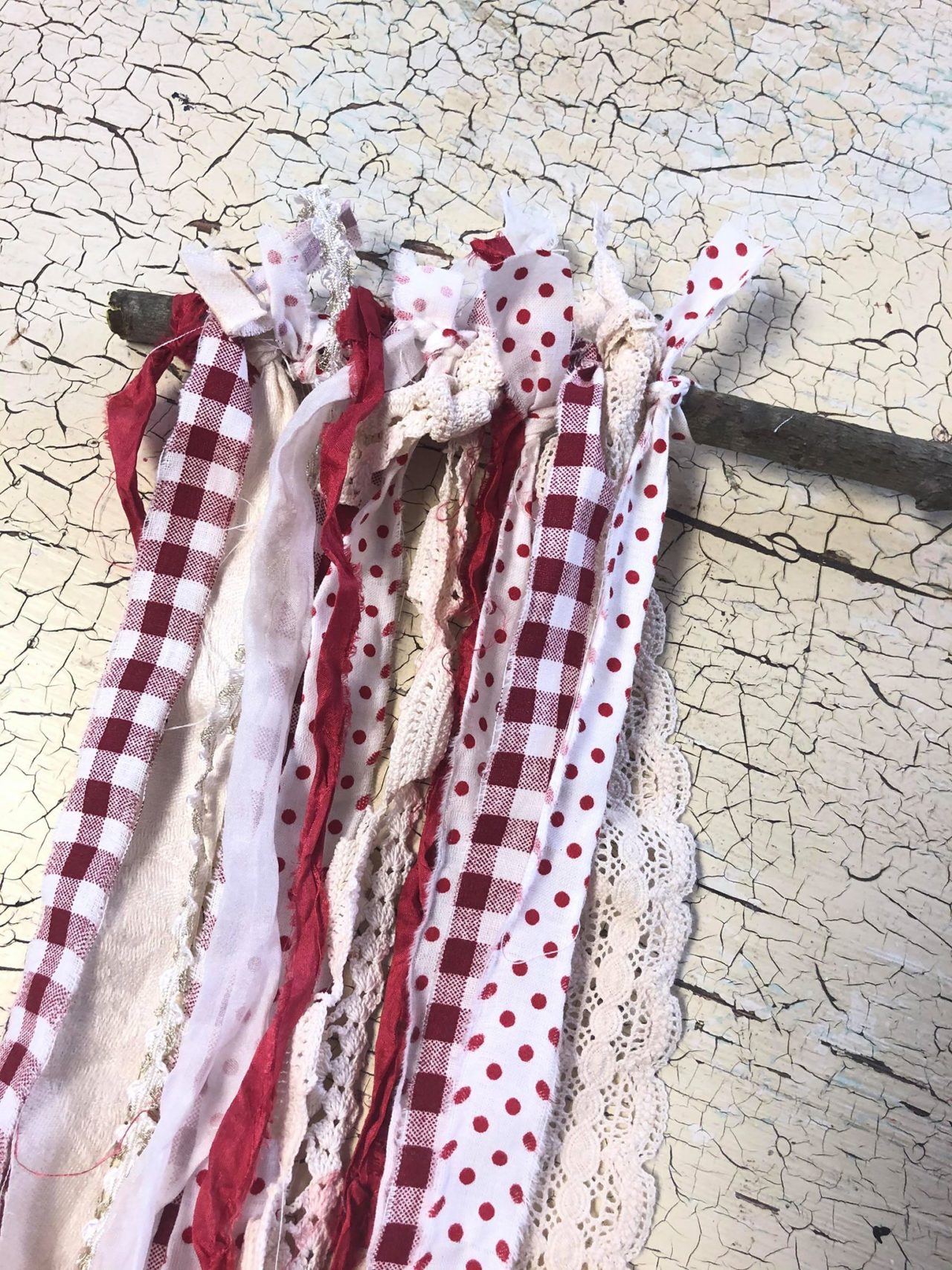 DIY Rag Flag - The Shabby Tree
