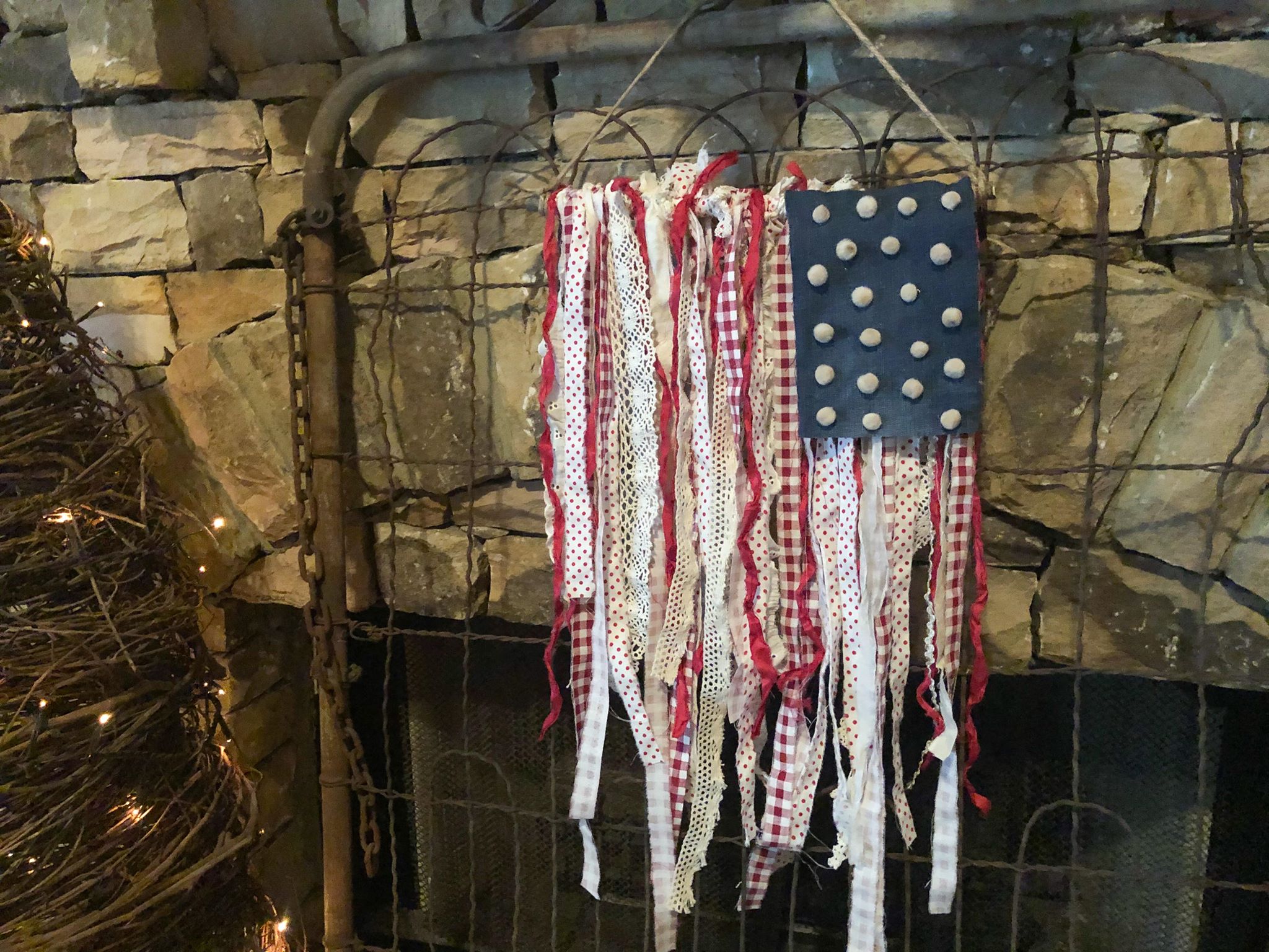 DIY Rag Flag - The Shabby Tree