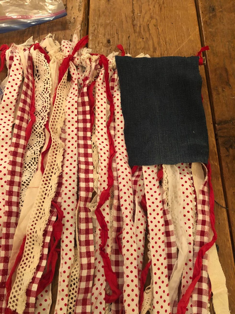 DIY Rag Flag - The Shabby Tree