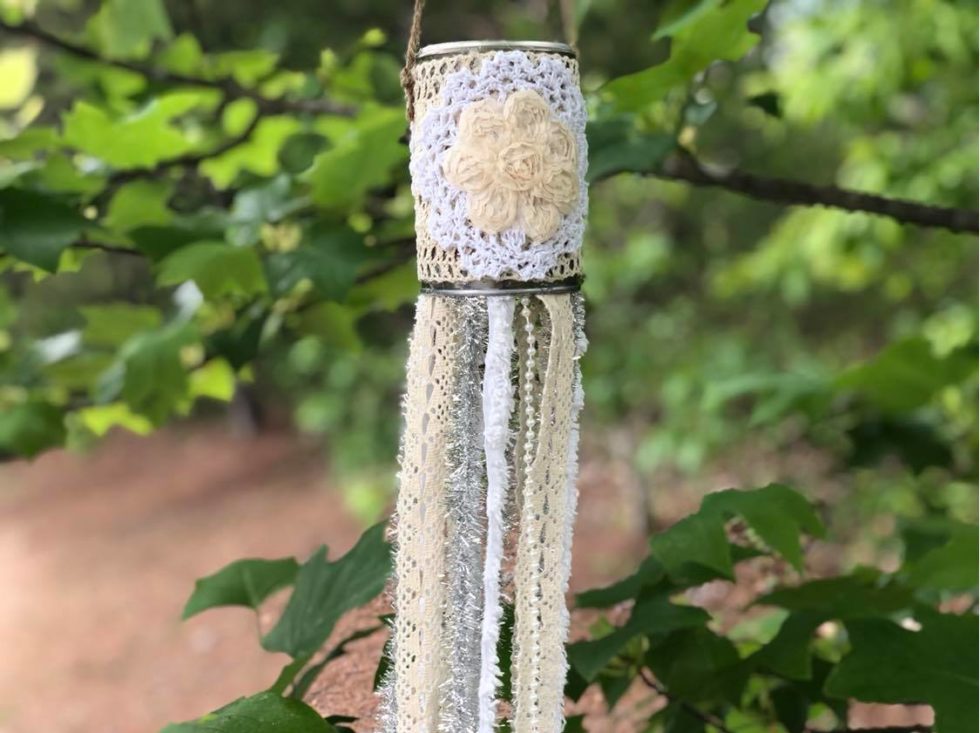 DIY Tin Can Windsock - The Shabby Tree