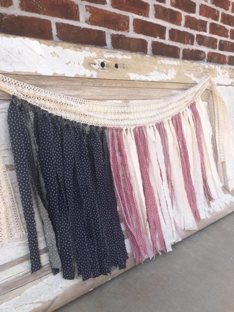 DIY Rag Flag Banner - The Shabby Tree