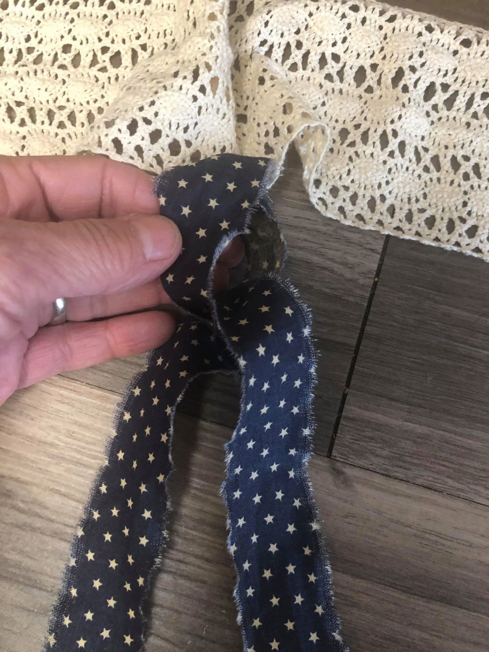 DIY Rag Flag Banner - The Shabby Tree