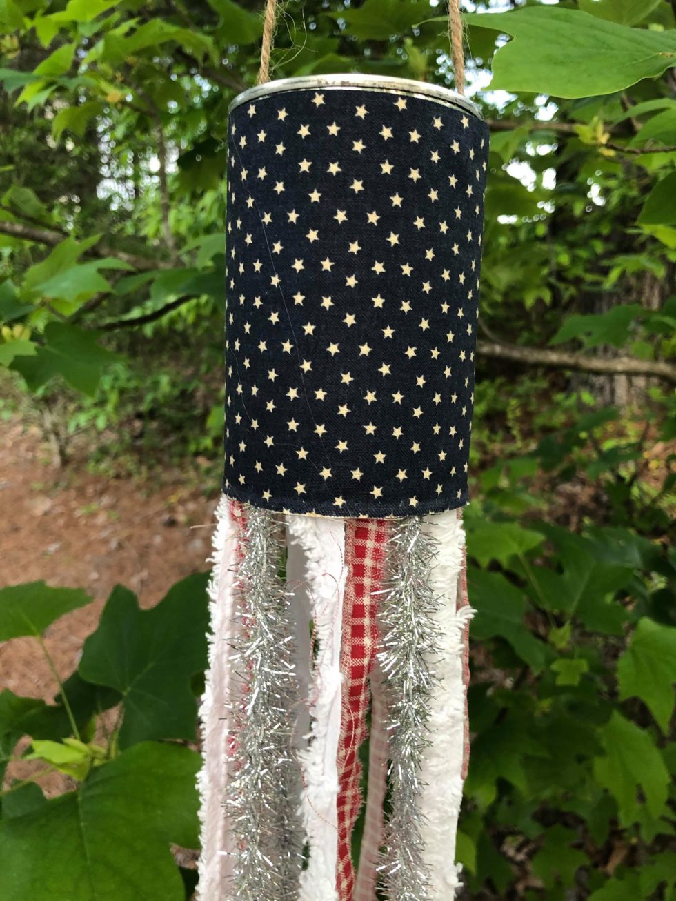 DIY Tin Can Windsock - The Shabby Tree