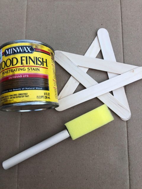 Easy DIY Wooden Star - The Shabby Tree