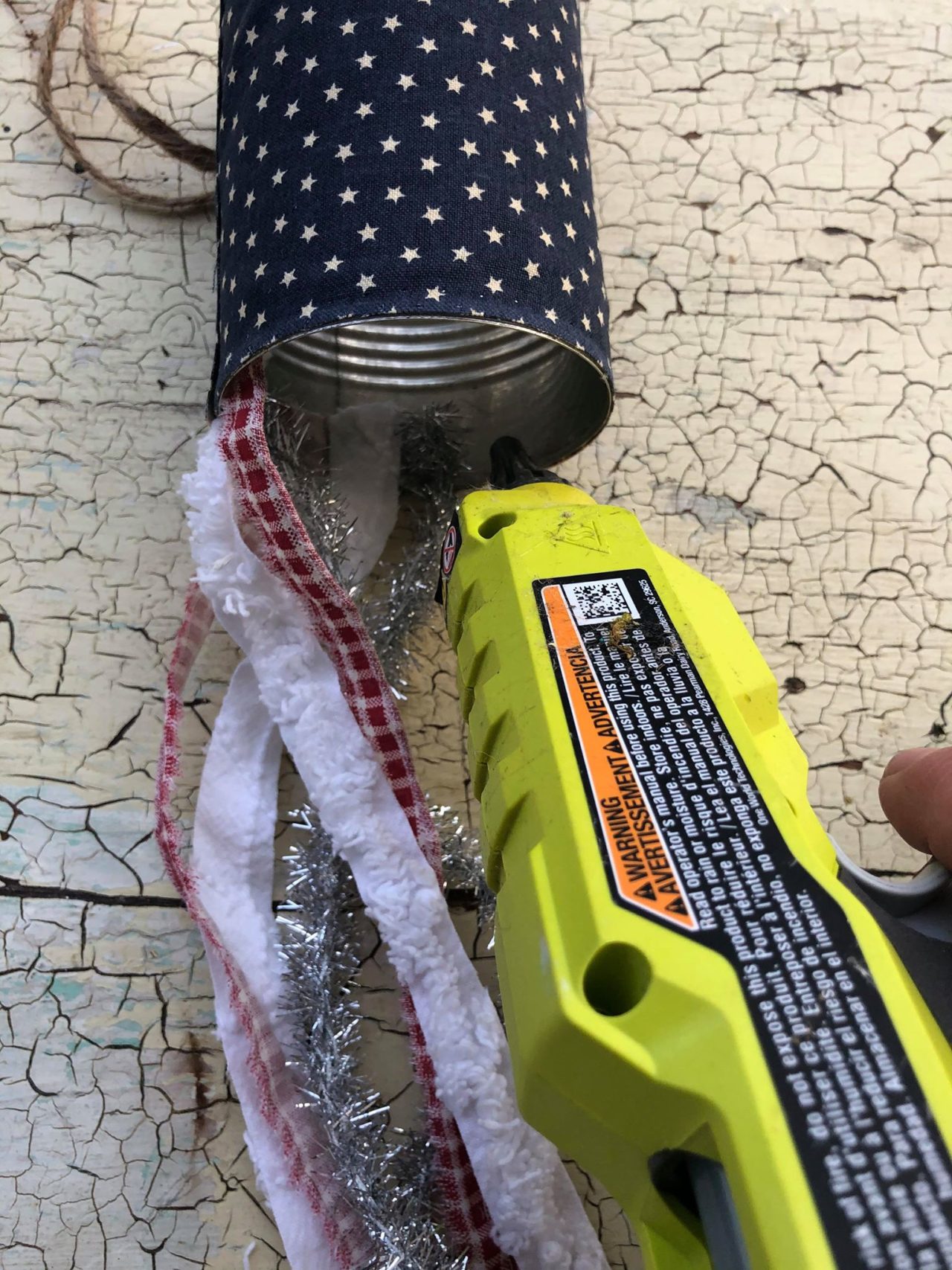 DIY Tin Can Windsock - The Shabby Tree