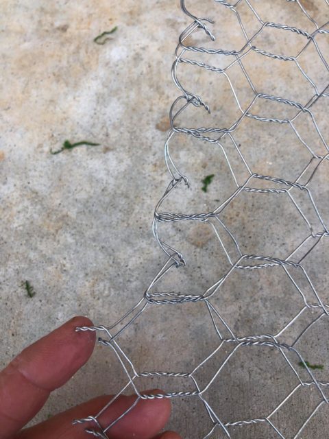 DIY Chicken Wire Garden Bag - The Shabby Tree