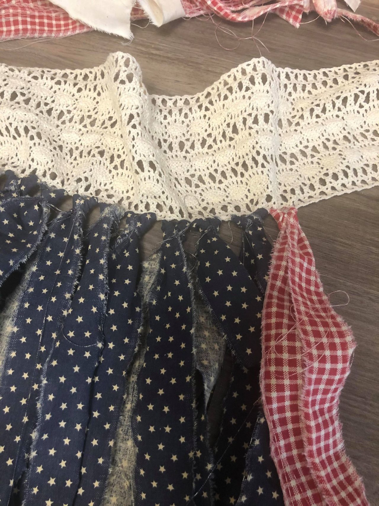 DIY Rag Flag Banner - The Shabby Tree