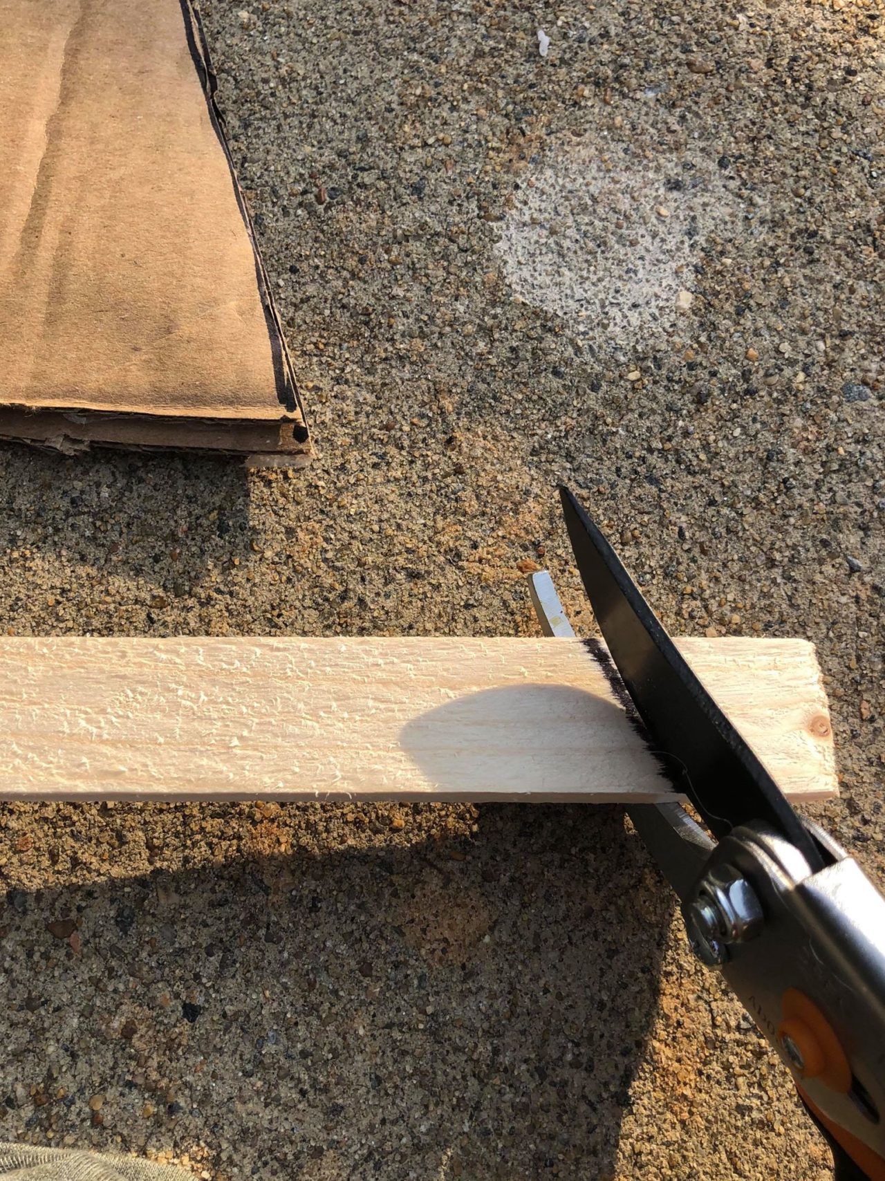 DIY Wooden Shim Tree - The Shabby Tree